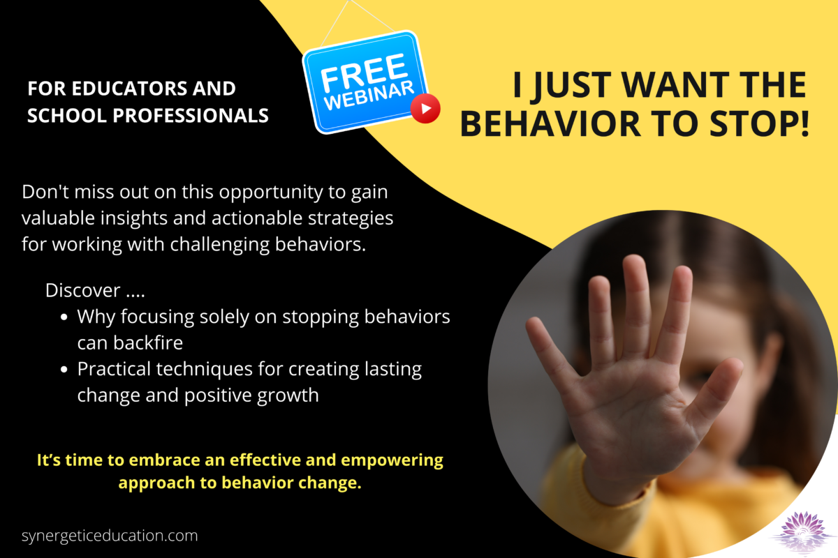 FREE Webinar: Using a Student's Behaviors to Decode their Needs ...